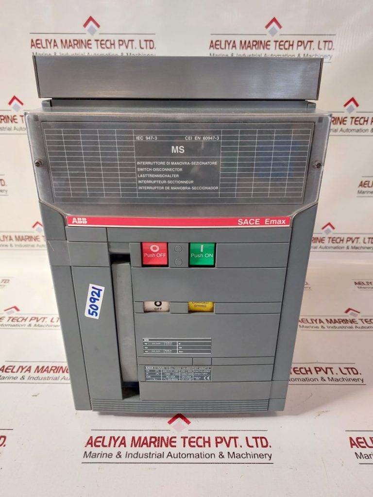 Abb Sace Emax Circuit Breaker for Effective Power Control