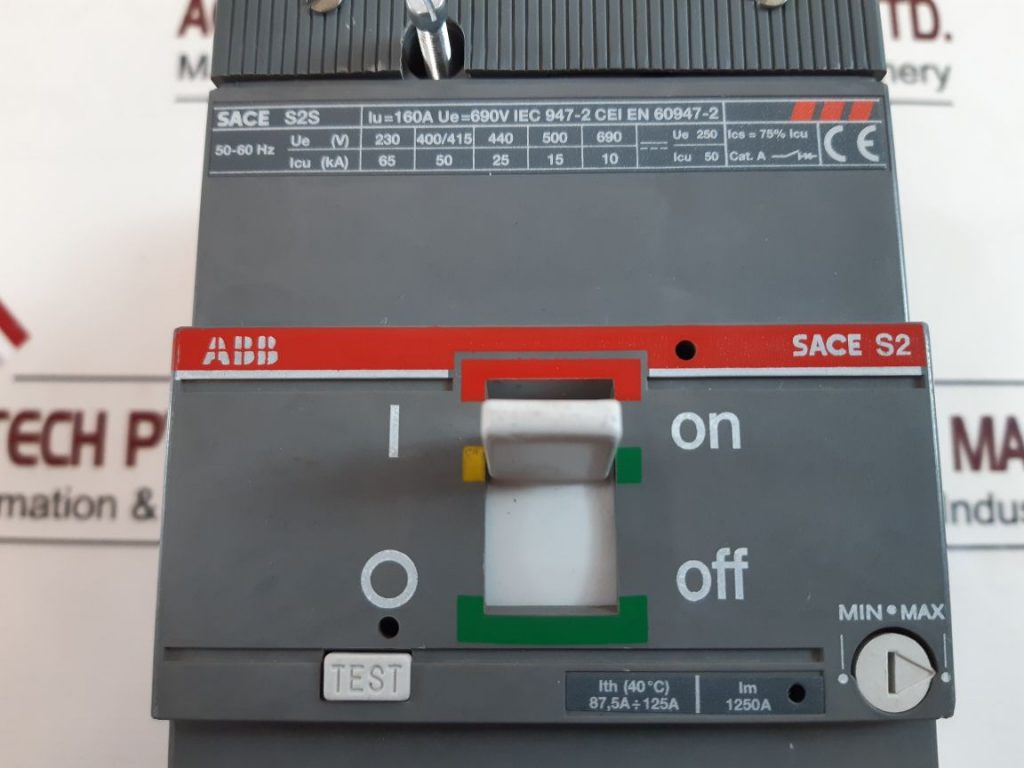 ABB SACE S2S CIRCUIT BREAKER - Aeliya Marine