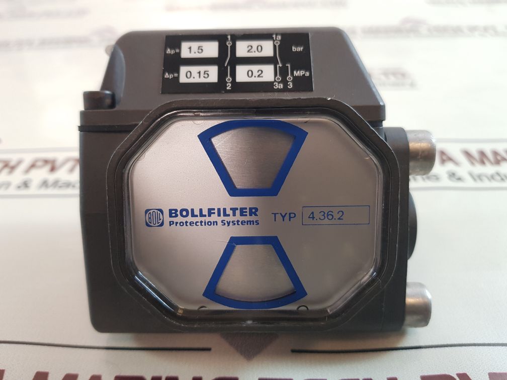 BOLLFILTER 4.36.2 DIFFERENTIAL PRESSURE INDICATOR - Aeliya Marine