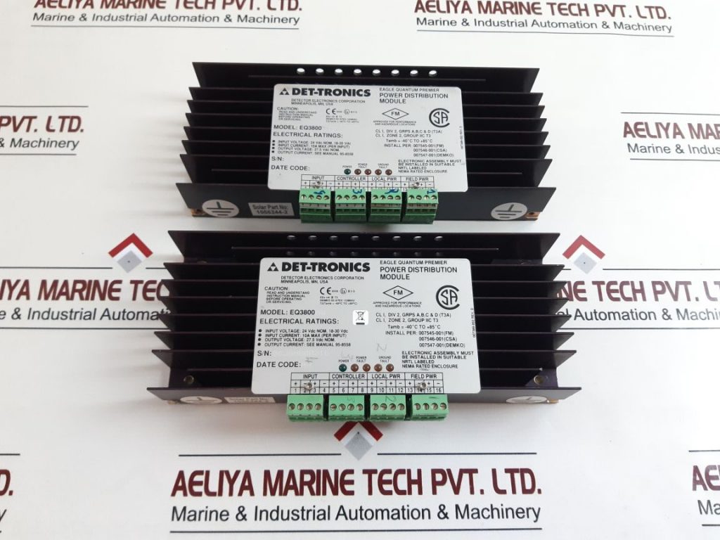 DET-TRONICS EQ3800 POWER DISTRIBUTION MODULE - Aeliya Marine