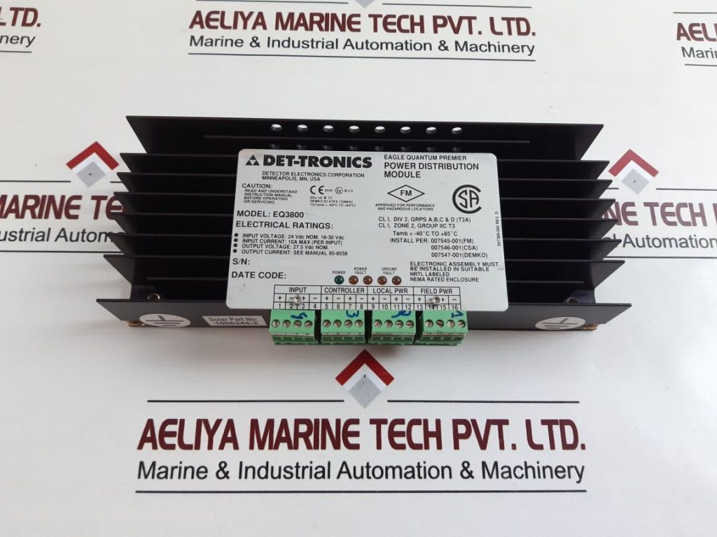 DET-TRONICS EQ3800 POWER DISTRIBUTION MODULE - Aeliya Marine