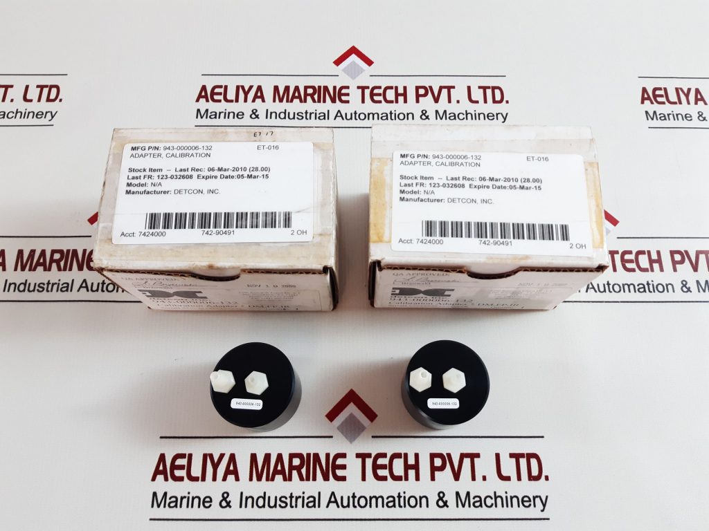 DETCON 943-000006-132 CALIBRATION ADAPTER - Aeliya Marine