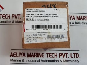 FEDERAL SIGNAL 350-120-30 VIBRATONE HORN B1 - Aeliya Marine Tech