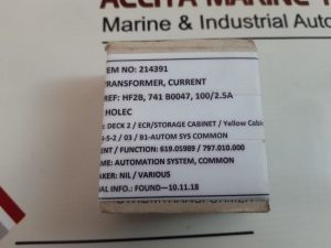 HOLEC HF2A TRANSFORMER - Aeliya Marine