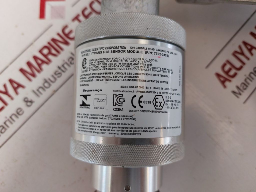 INDUSTRIAL SCIENTIFIC ITRANS H2S SENSOR MODULE - Aeliya Marine