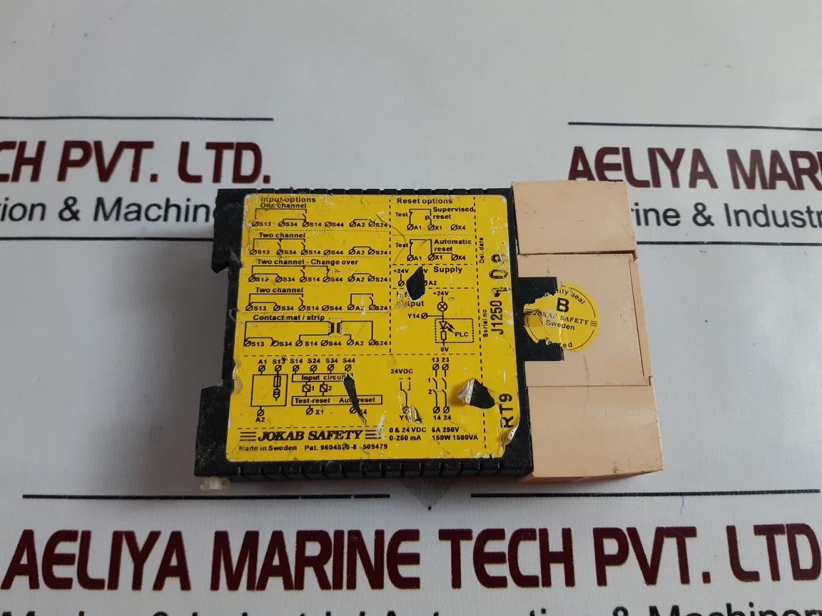 JOKAB SAFETY RT9 SAFETY RELAY 24VDC - Aeliya Marine