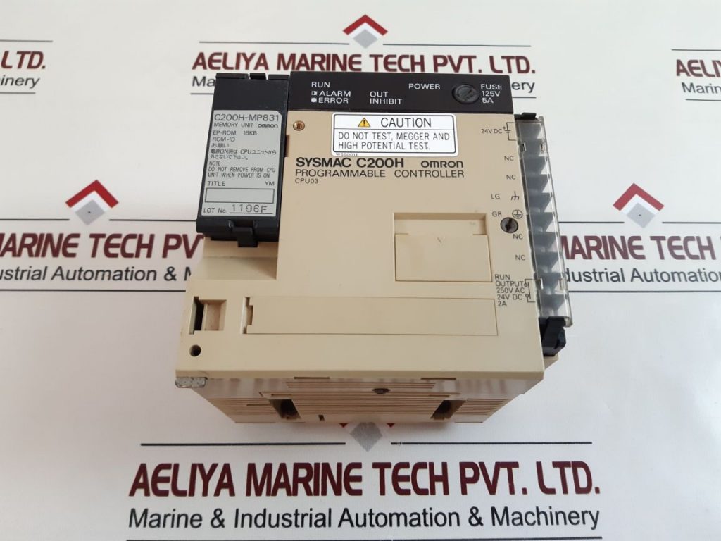 OMRON C200H-CPU03-E PROGRAMMABLE CONTROLLER CPU UNIT - Aeliya Marine