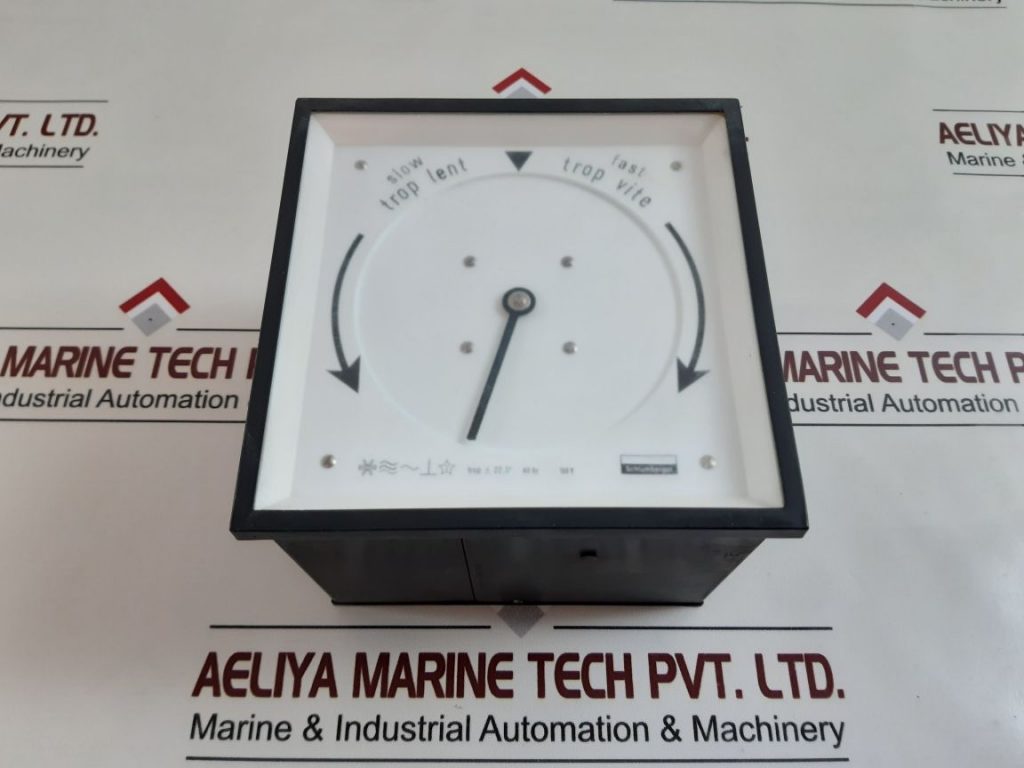 SCHLUMBERGER 178007 METER 100V - Aeliya Marine