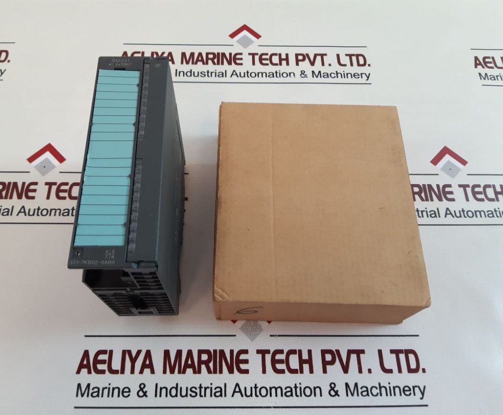 SIEMENS SIMATIC 6ES7 331-7KB02-0AB0 ANALOG INPUT MODULE - Aeliya Marine
