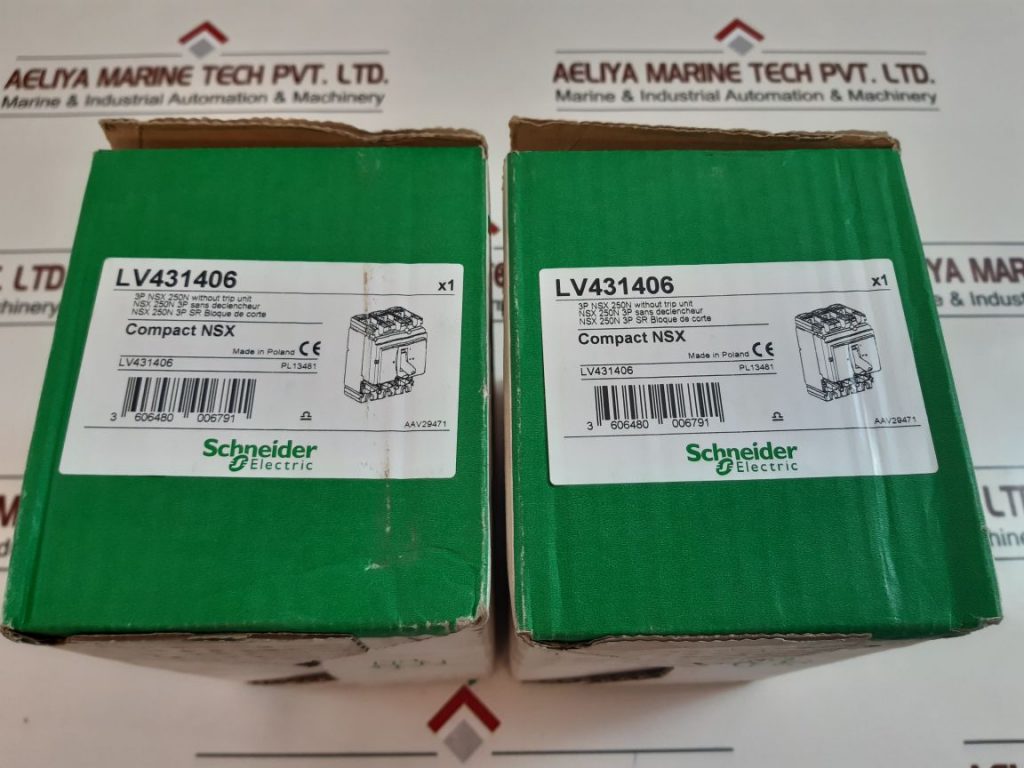 SCHNEIDER ELECTRIC NSX250N COMPACT CIRCUIT BREAKER - Aeliya Marine