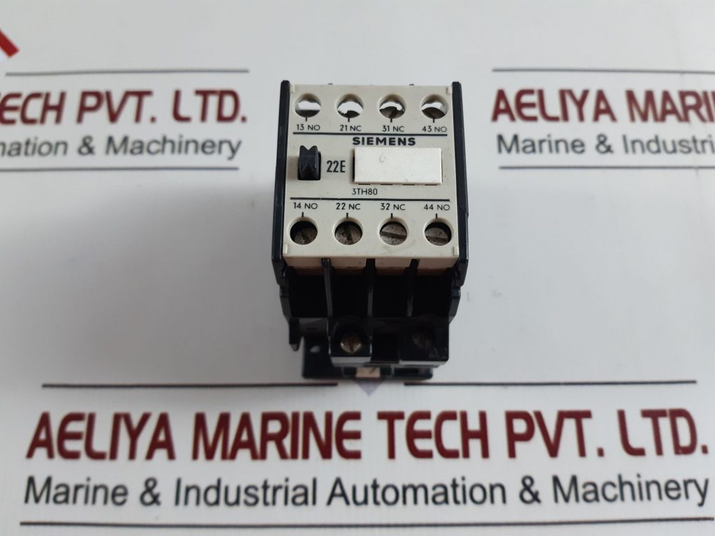 SIEMENS 3 TH 80 22-0A CONTACTOR 22E - Aeliya Marine