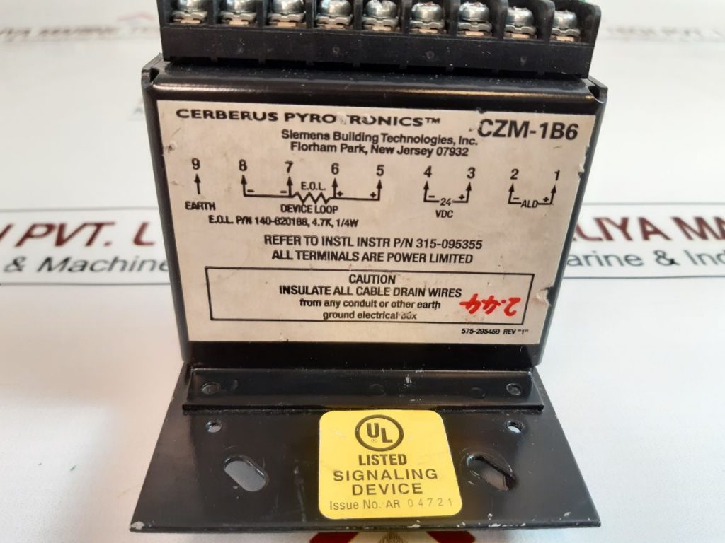 Siemens Czm 1b6 Remote Conventional Zone Module Aeliya Marine