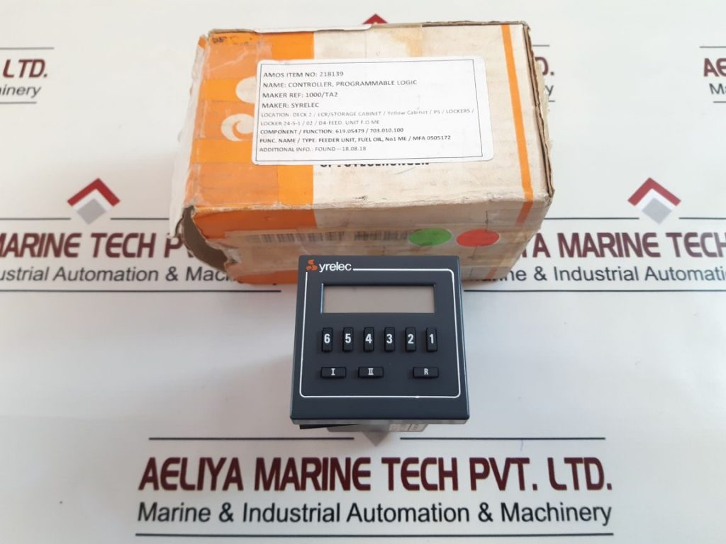 SYRELEC 1000 TA2 PROGRAMMABLE CONTROLLER - Aeliya Marine