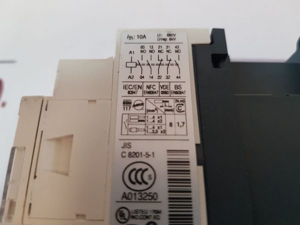 TELEMECANIQUE SCHNEIDER ELECTRIC SQUARE D CAD32P7 CONTROL RELAY ...