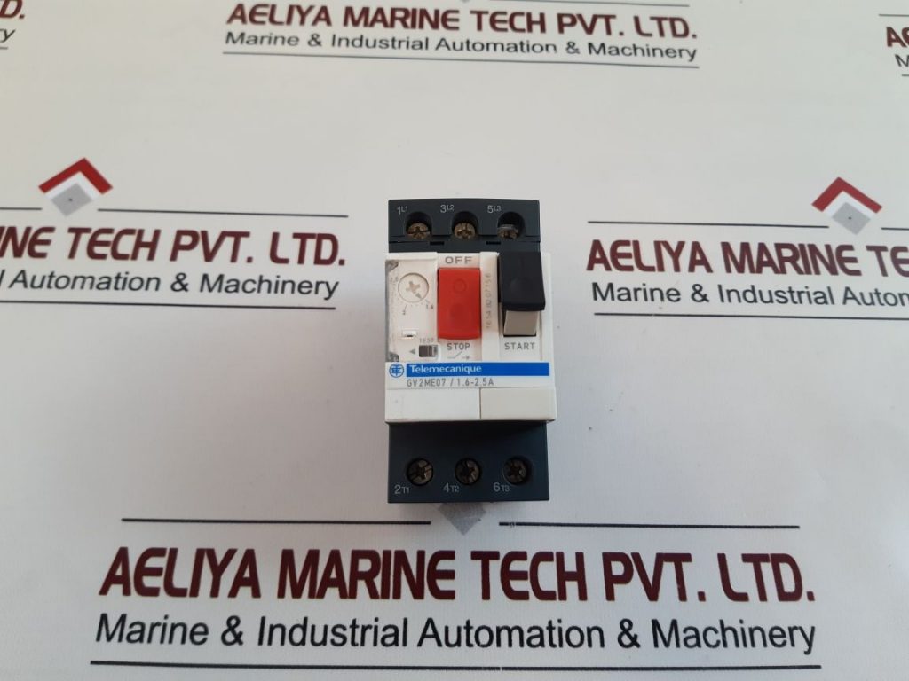 TELEMECANIQUE SCHNEIDER ELECTRIC GV2ME07/1.6-2.5A MOTOR CIRCUIT BREAKER ...
