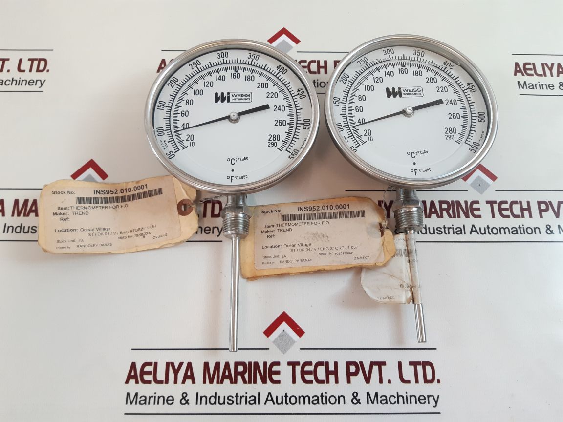 WEISS INSTRUMENTS CR5034E THERMOMETER - Aeliya Marine