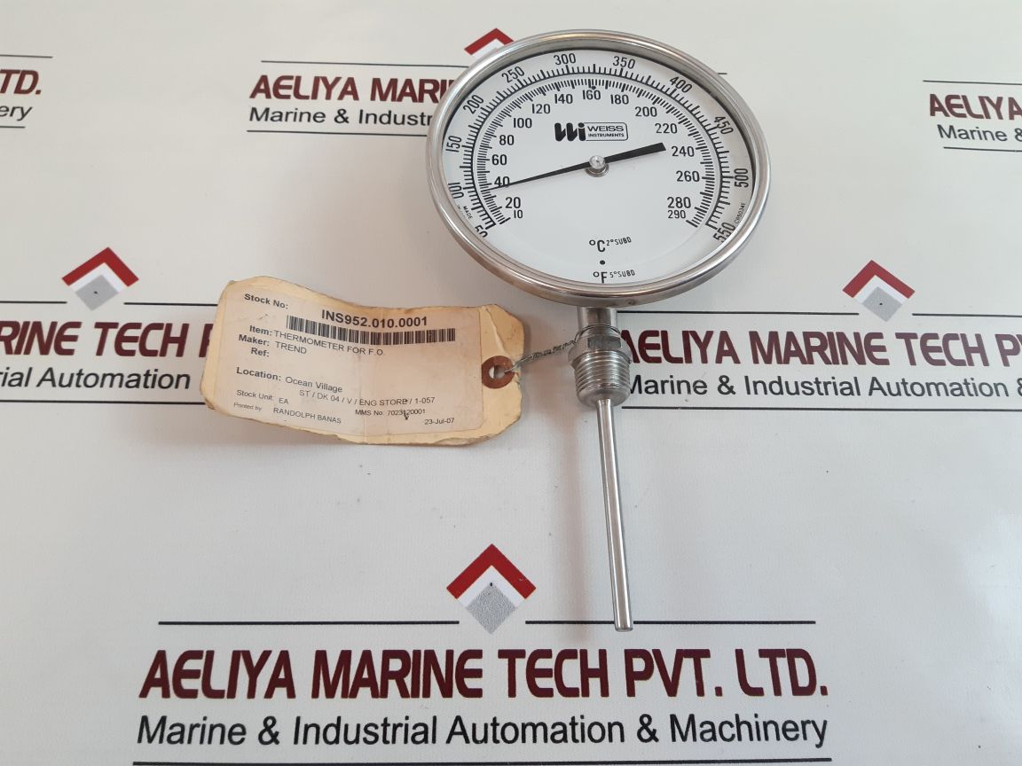 WEISS INSTRUMENTS CR5034E THERMOMETER - Aeliya Marine