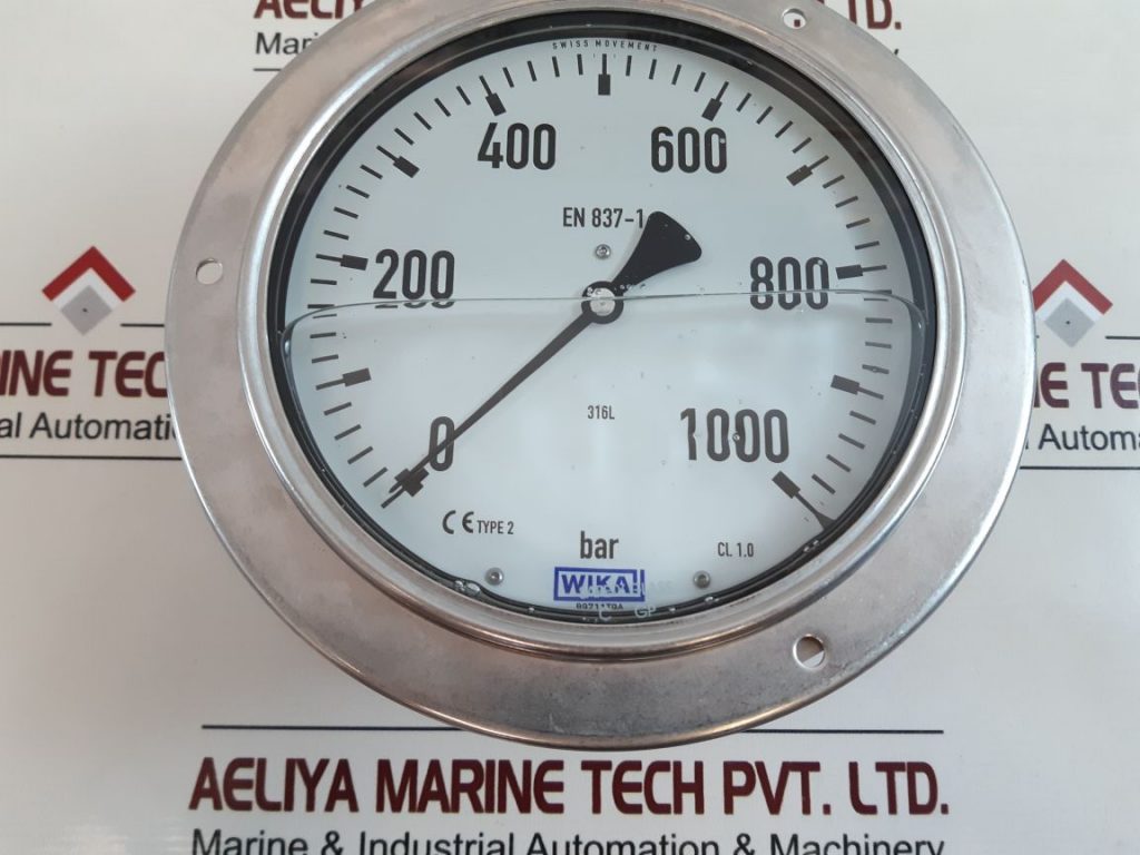 WIKA 232.50.160 1000 BAR MECHANICAL PRESSURE GAUGES - Aeliya Marine