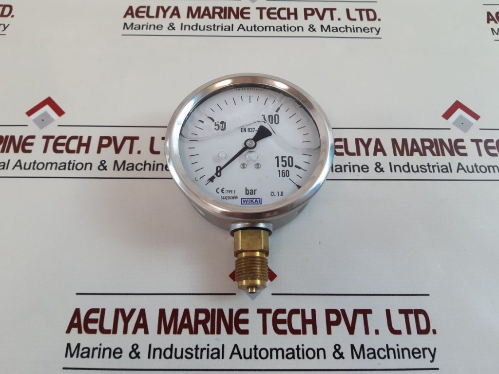 WIKA EN 837-1 PRESSURE GAUGE 0 TO 160 BAR - Aeliya Marine