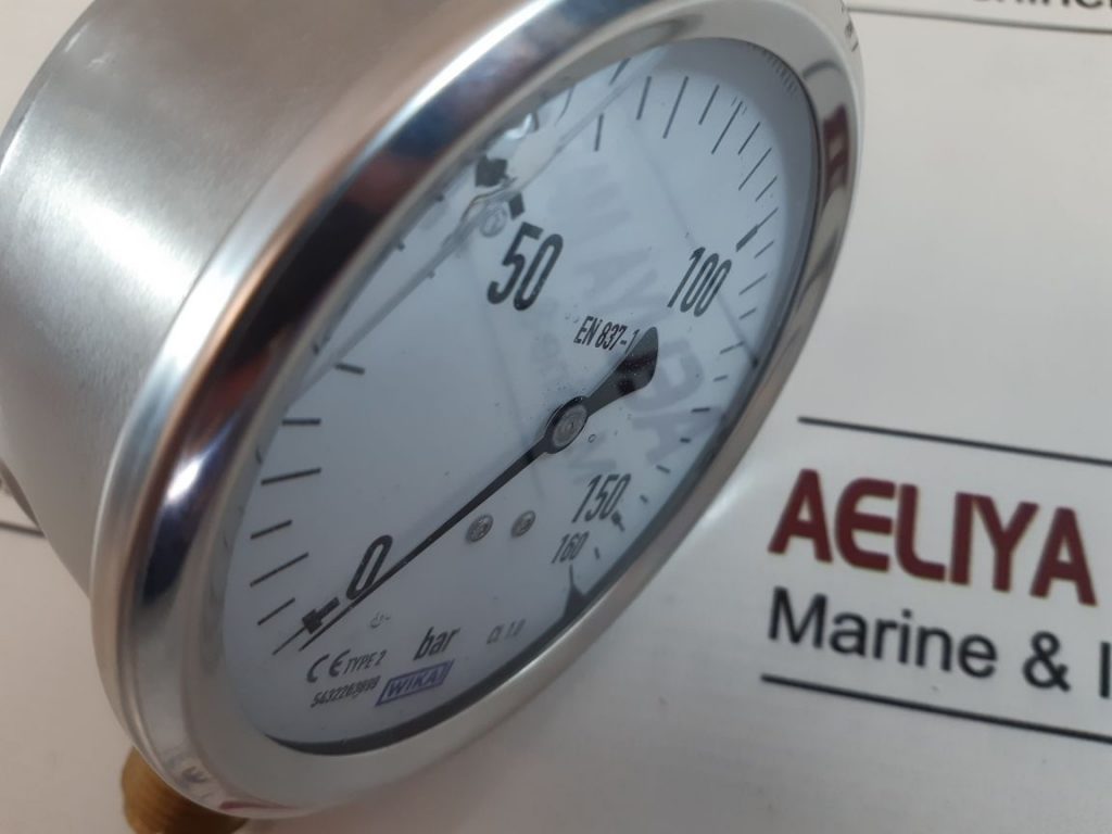 WIKA EN 837-1 PRESSURE GAUGE 0 TO 160 BAR - Aeliya Marine