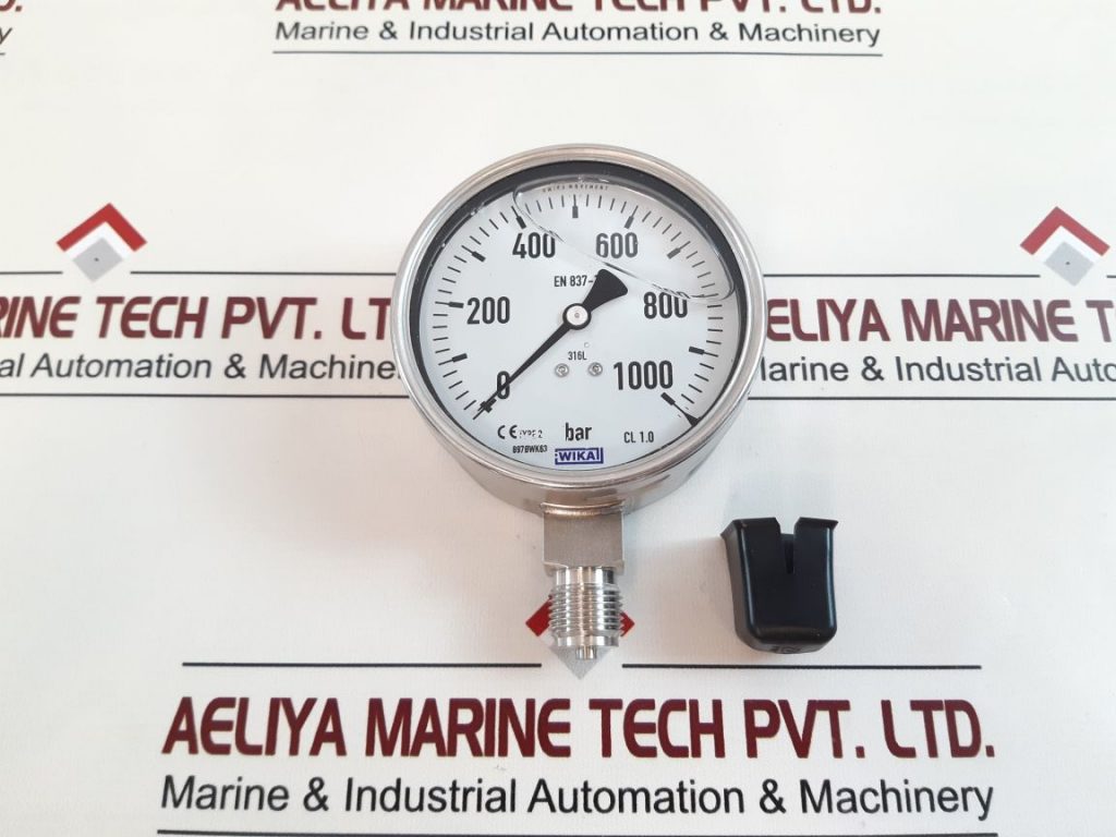 WIKA EN 837-1 PRESSURE GAUGE 0 TO 1000 BAR - Aeliya Marine