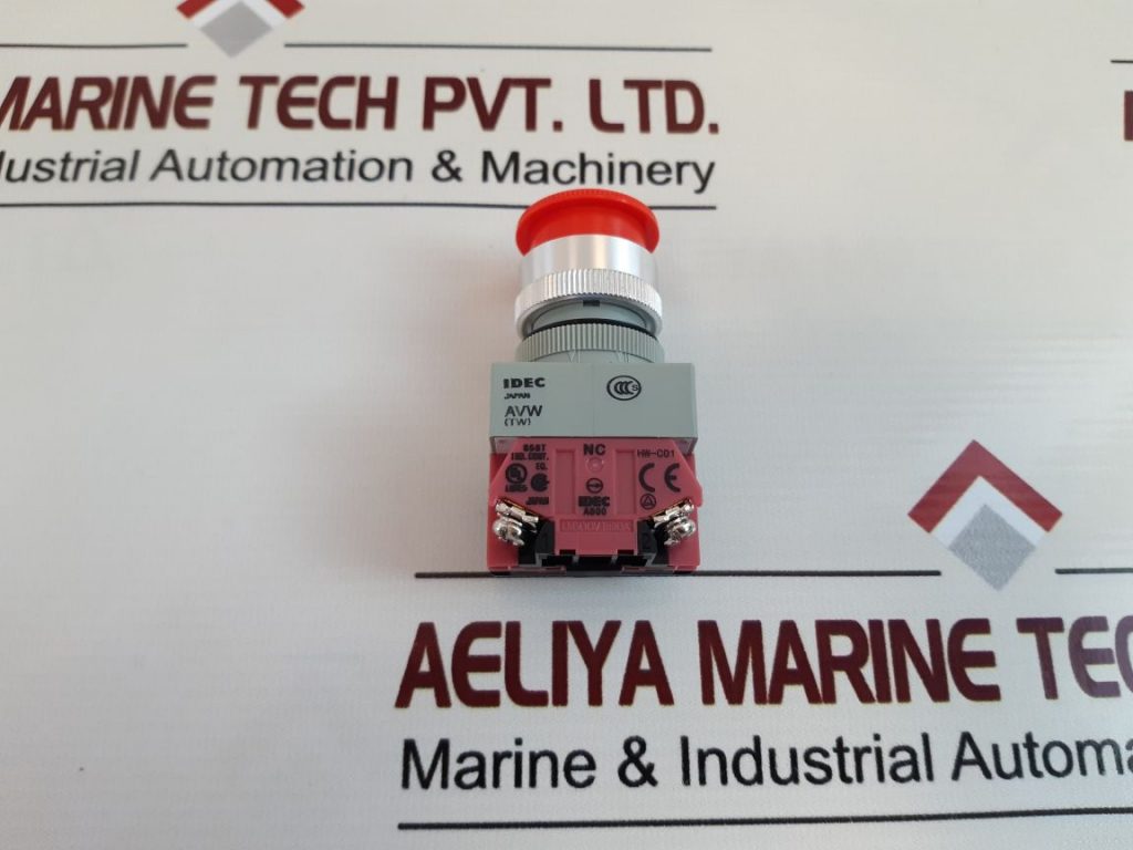 IDEC AVW EMERGENCY STOP PUSH BUTTON A600 - Aeliya Marine