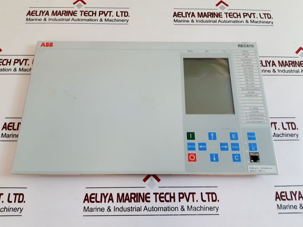 ABB REC 670 DISPLAY REV.R.I0 - Aeliya Marine