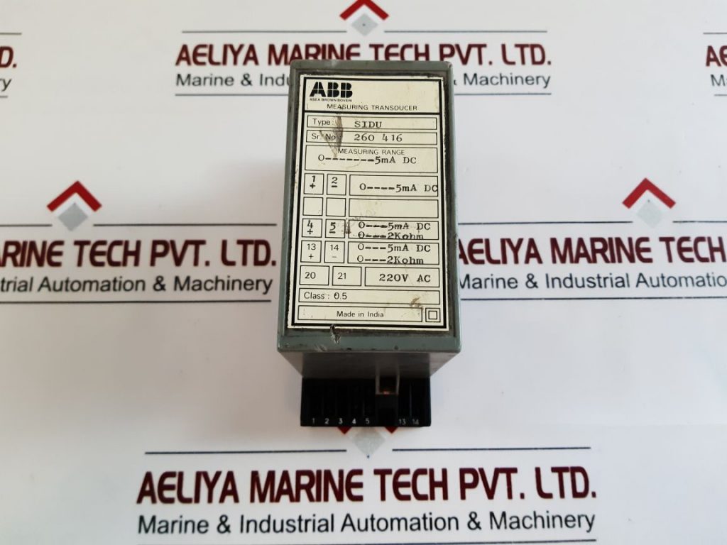 ABB SIDU MEASURING TRANSDUCER 220V AC - Aeliya Marine