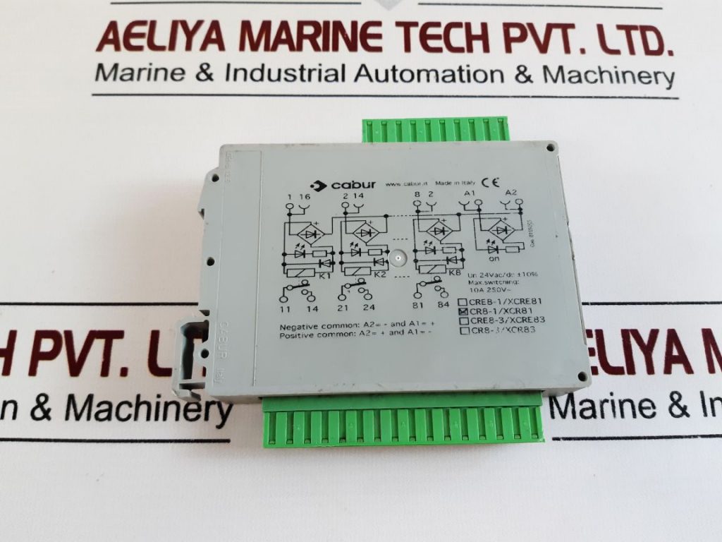 CABUR CR8-1/XCR81 RELAY MODULE - Aeliya Marine