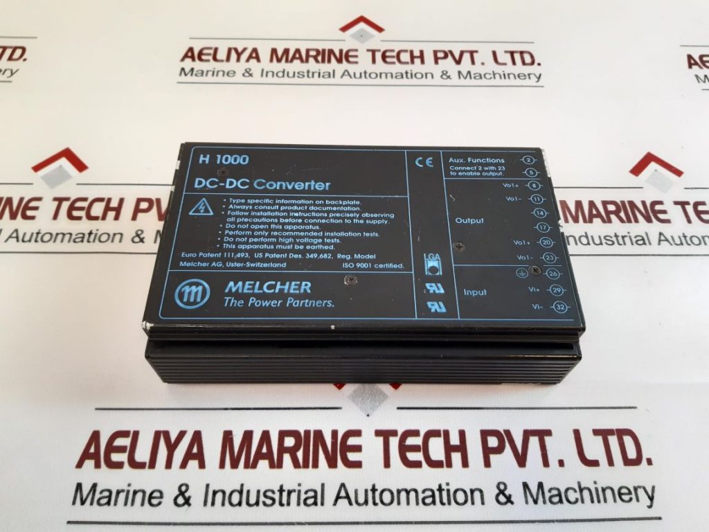 MELCHER H 1000 DC-DC CONVERTER IP 40 - Aeliya Marine