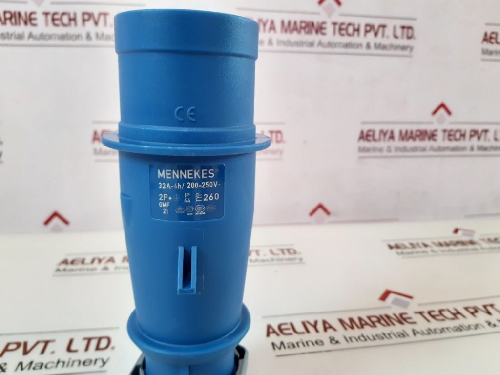 MENNEKES 32A-6H/ 200-250V~ CONNECTOR PLUG 260 - Aeliya Marine