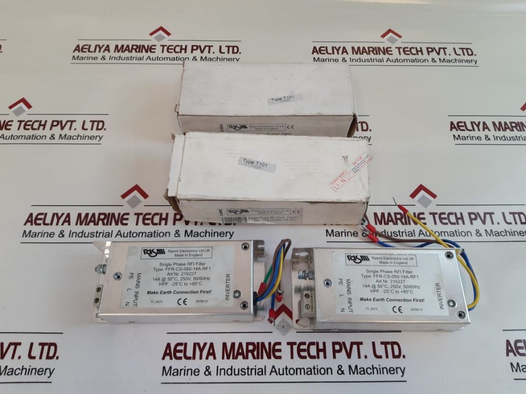 RASMI ELECTRONICS FFR-CS-050-14A-RF1 SINGLE PHASE RFI FILTER - Aeliya ...