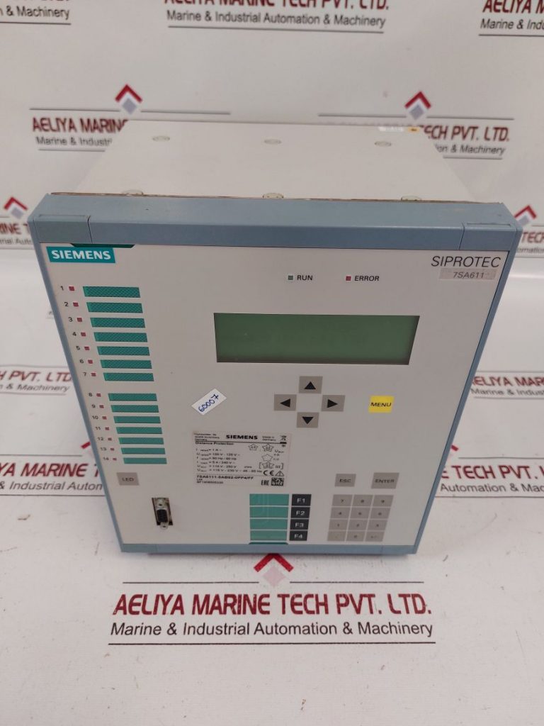 SIEMENS SIPROTEC 7SA6111-5AB92-0PP4/FF DISTANCE PROTECTION RELAY MODULE ...