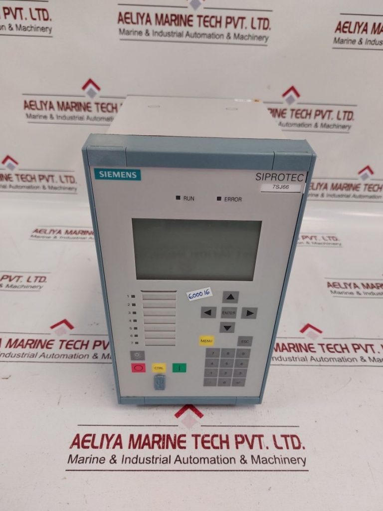 SIEMENS SIPROTEC 7SJ6621-6K90-1FA0/BB MULTIFUNCTION PROTECTIVE RELAY ...