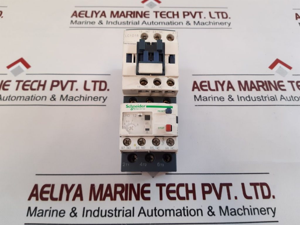 SCHNEIDER ELECTRIC TELEMECANIQUE LRD12 THERMAL OVERLOAD RELAY WITH ...