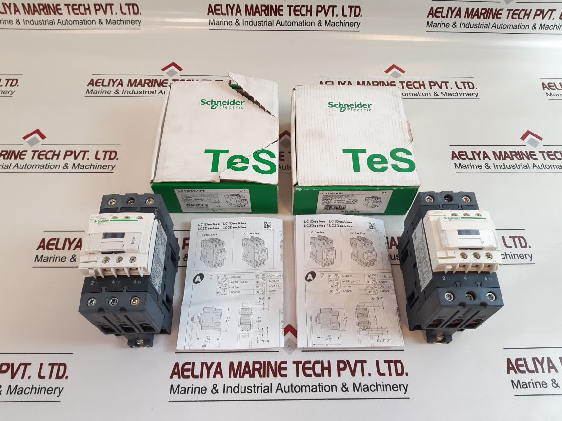 TELEMECANIQUE SCHNEIDER ELECTRIC LC1D65AP7 3 POLE CONTACTOR - Aeliya Marine