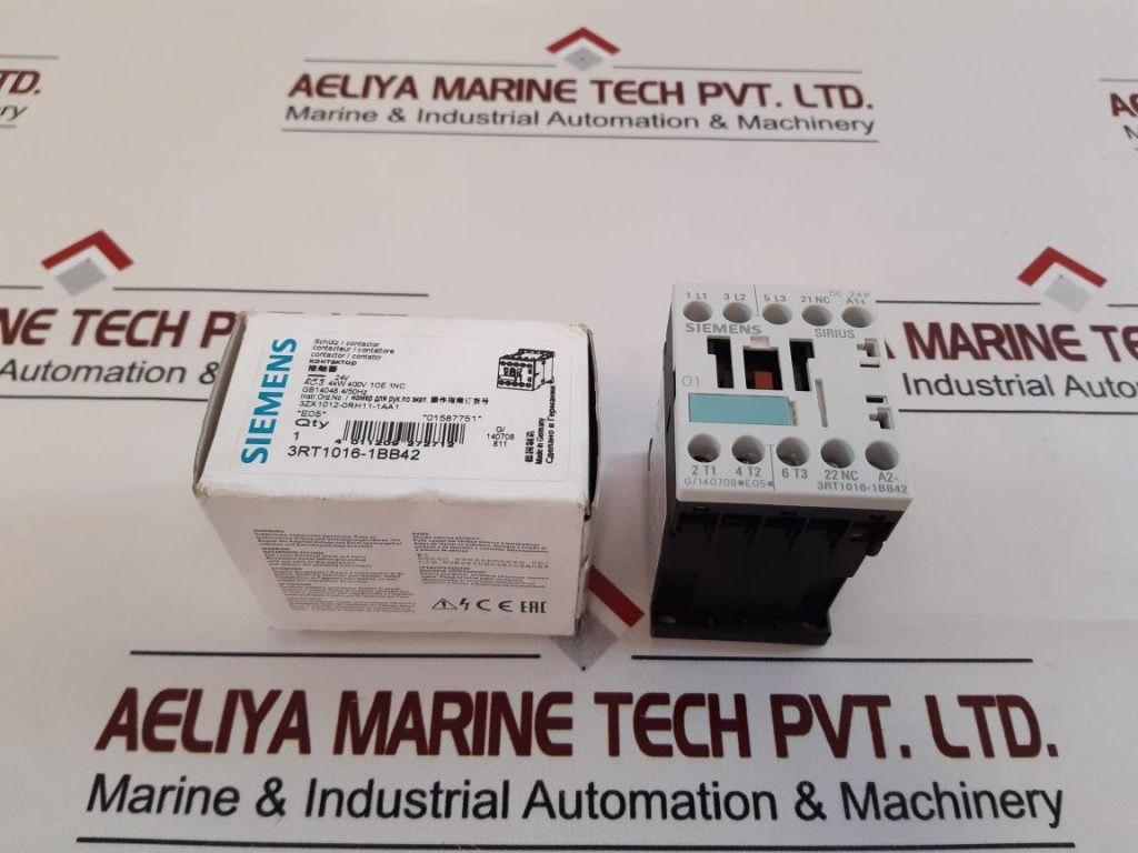 SIEMENS SIRIUS 3RT1016-1BB42 CONTACTOR - Aeliya Marine