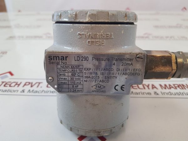 SMAR PARKER LD 290 PRESSURE TRANSMITTER - Aeliya Marine