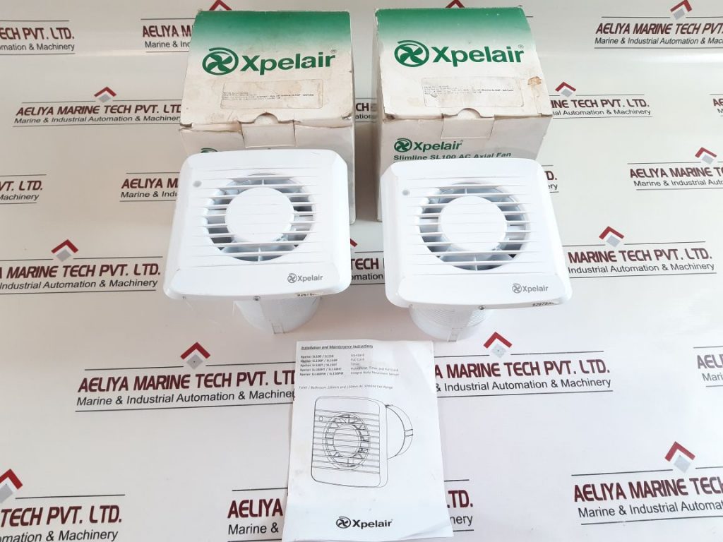 XPELAIR SL100P SLIMLINE EXTRACTOR FAN WITH PULLCORD - Aeliya Marine