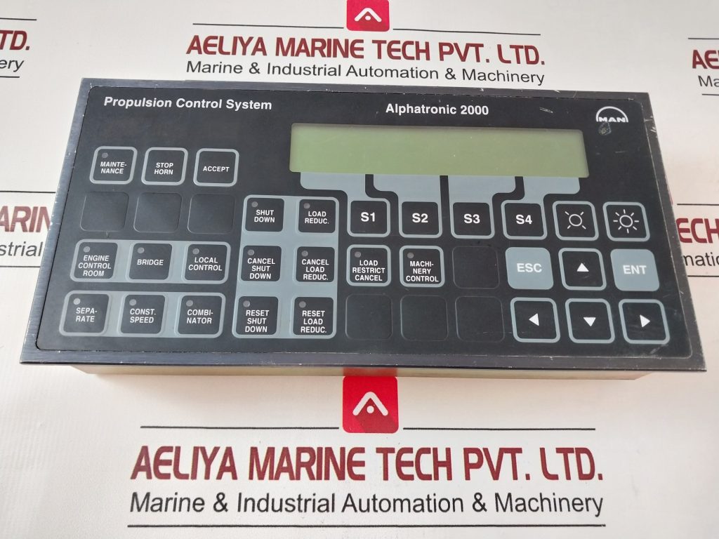 MAN B&W ALPHATRONIC 2000 PROPULSION CONTROL SYSTEM - Aeliya Marine