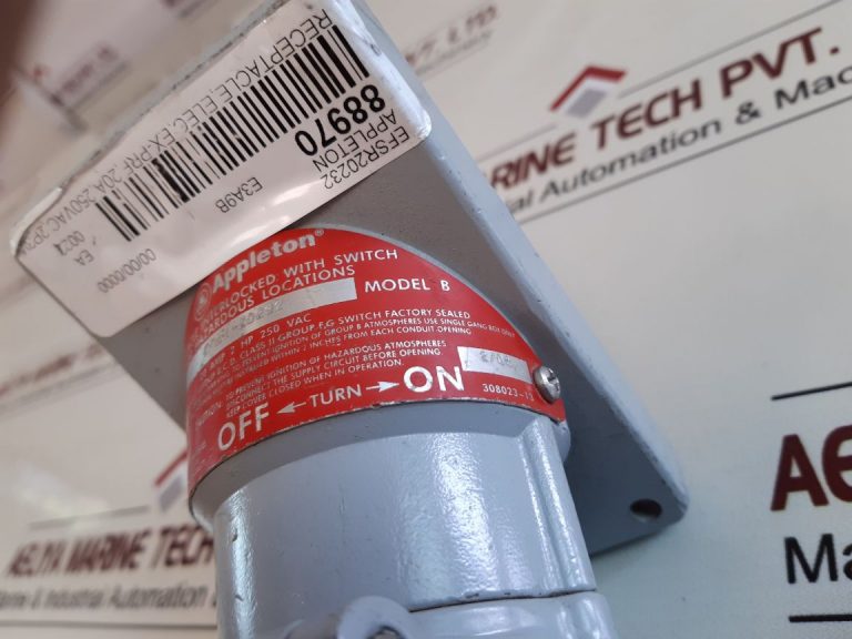 Appleton Efsr-20232 Receptacle Interlocked With Switch - Aeliya Marine
