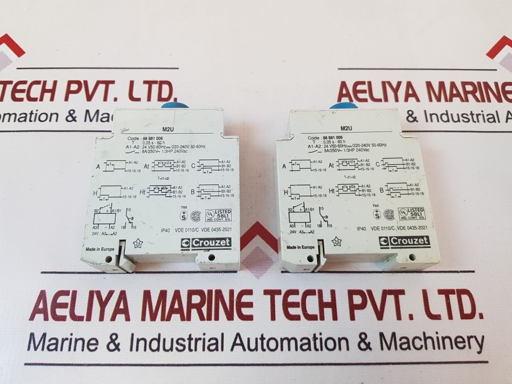 Crouzet M2u Multifunction Timer Relay - Aeliya Marine