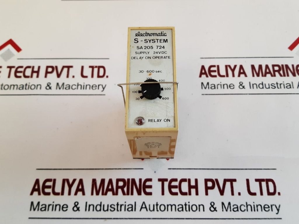 Electromatic S-system Sa205 724 Delay On Operate Relay - Aeliya Marine