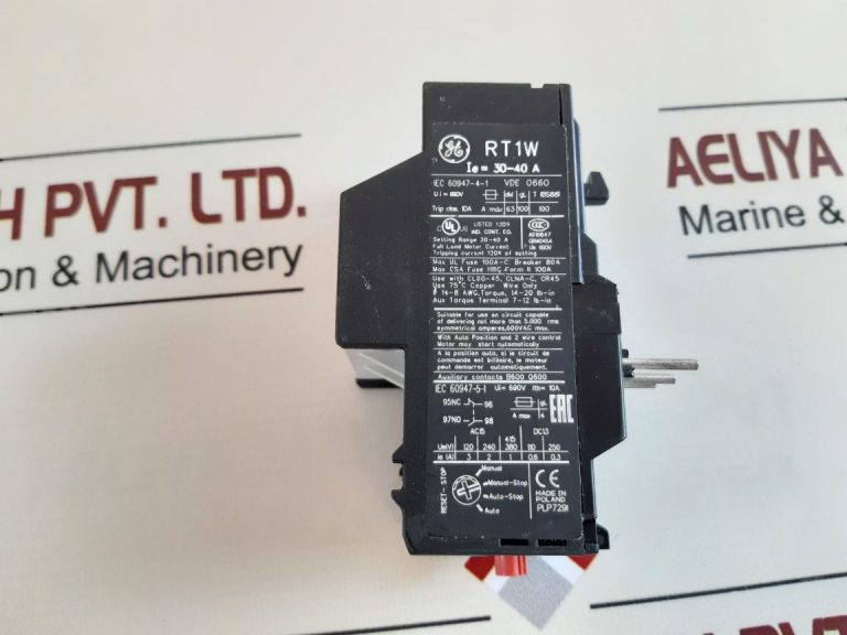 General Electric Rt1w Overload Relay - Aeliya Marine