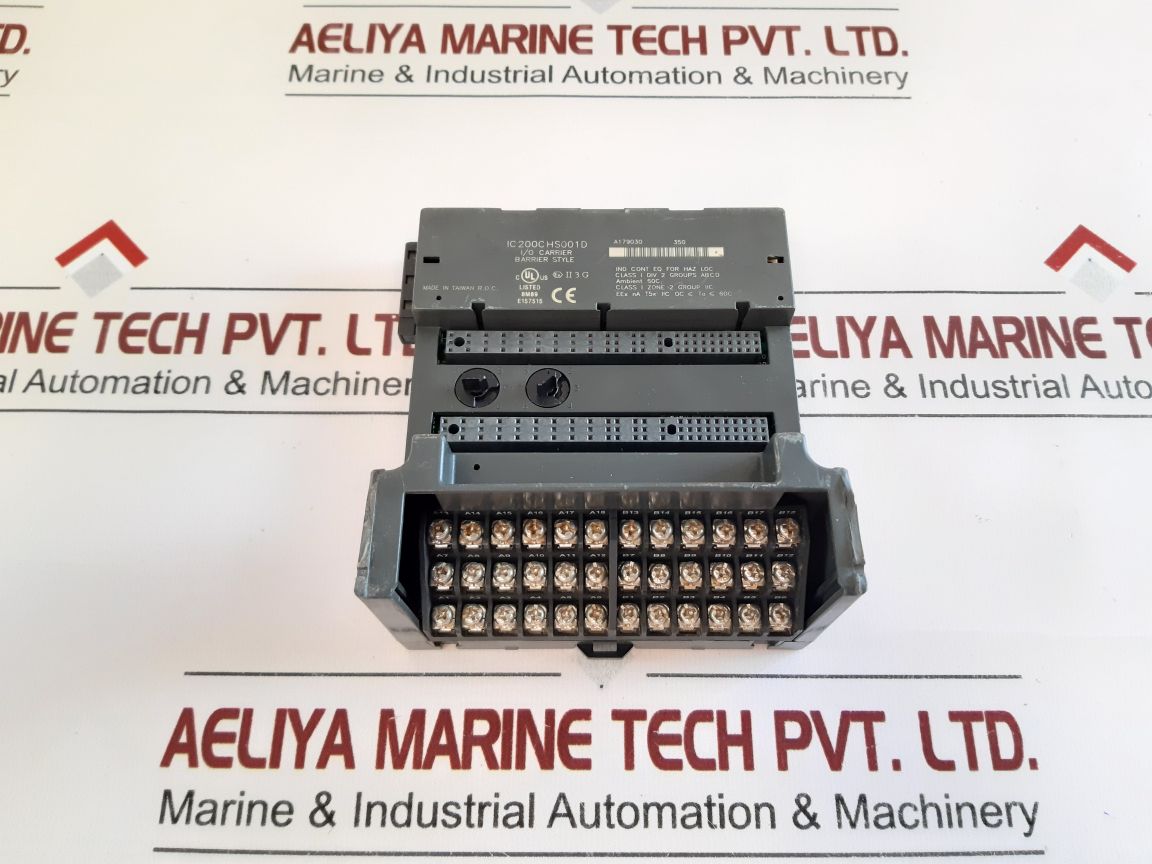 IC 200C HS001D I/O CARRIER BARRIER STYLE MODULE - Aeliya Marine