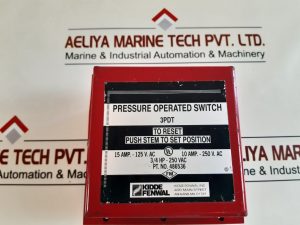Kidde-fenwal 3pdt Pressure Operated Switch - Aeliya Marine