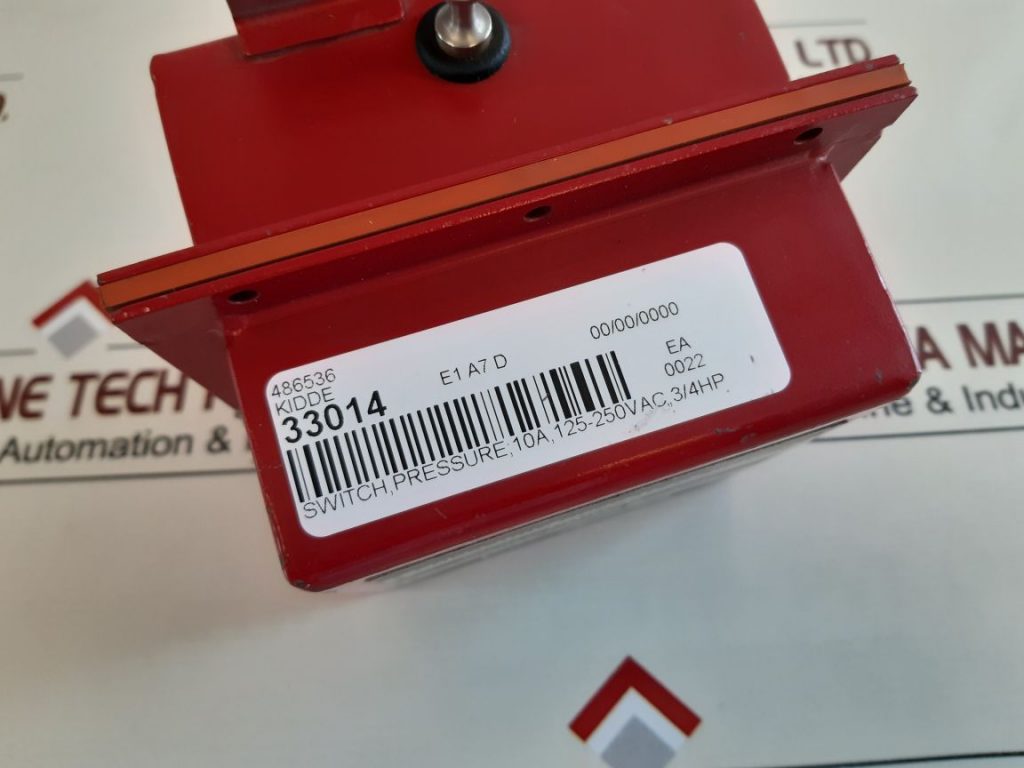 Kidde-fenwal 3pdt Pressure Operated Switch - Aeliya Marine