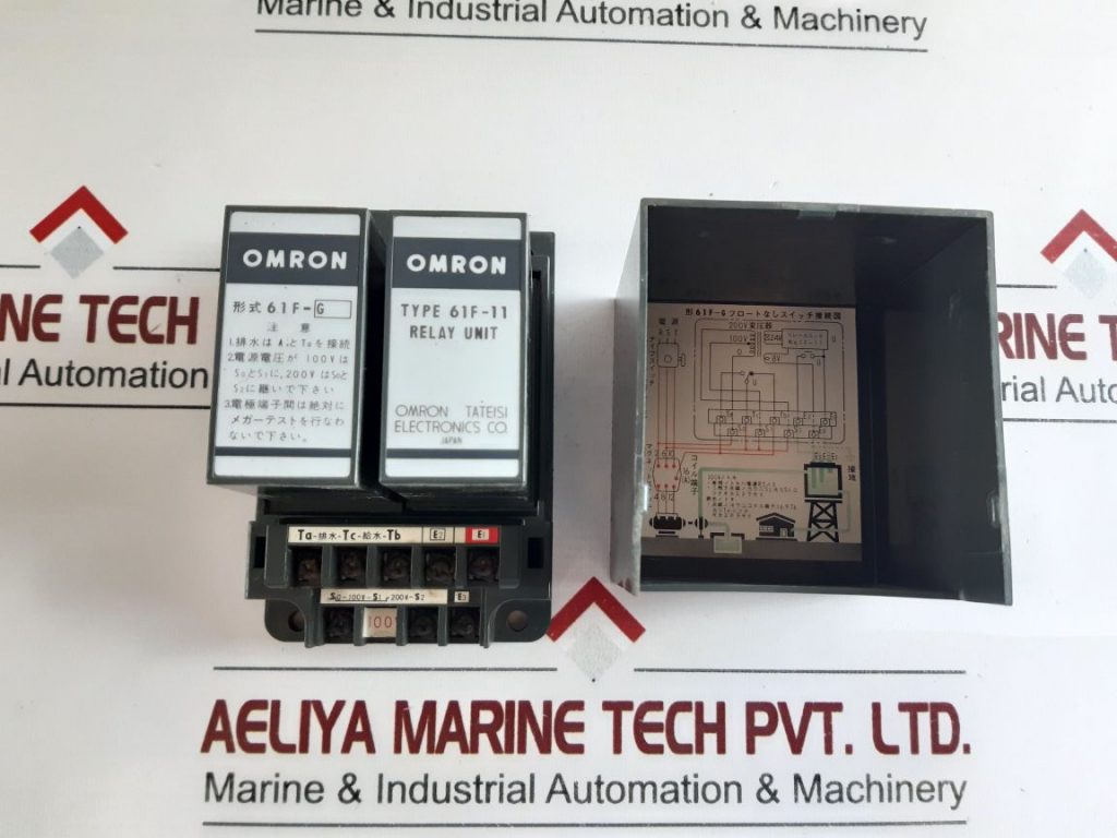 OMRON 61F-11 FLOATLESS LEVAL SWITCH WITH RELAY UNIT 61F-G - Aeliya Marine