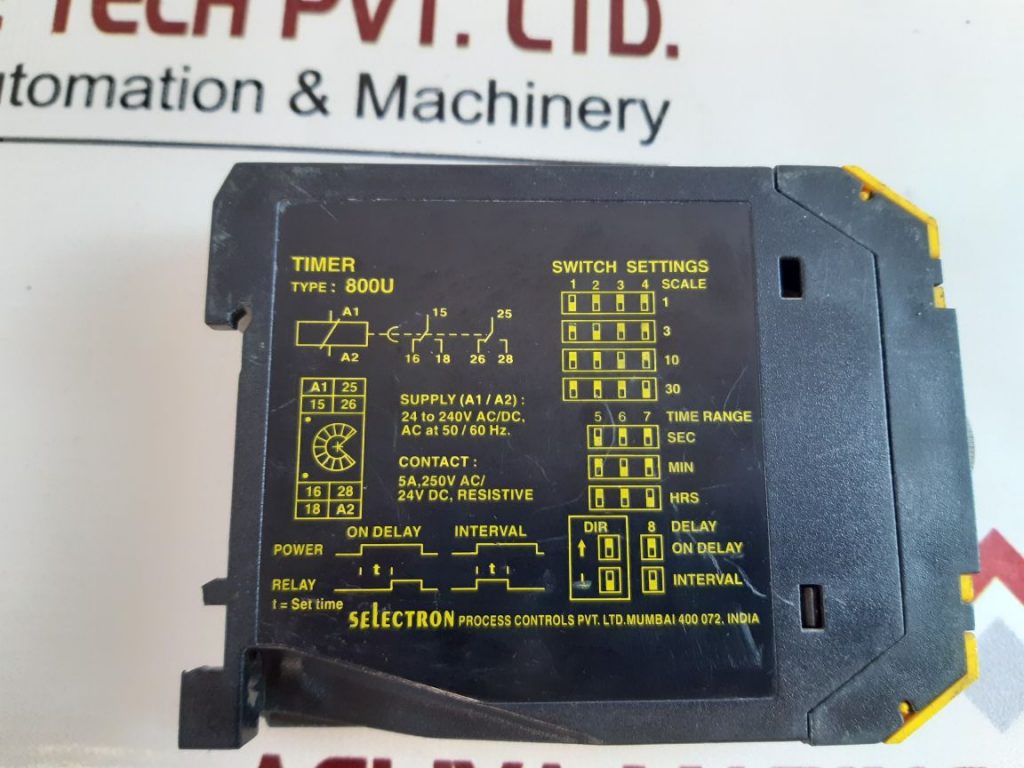 Selectron 800-u Timer 24v Dc - Aeliya Marine
