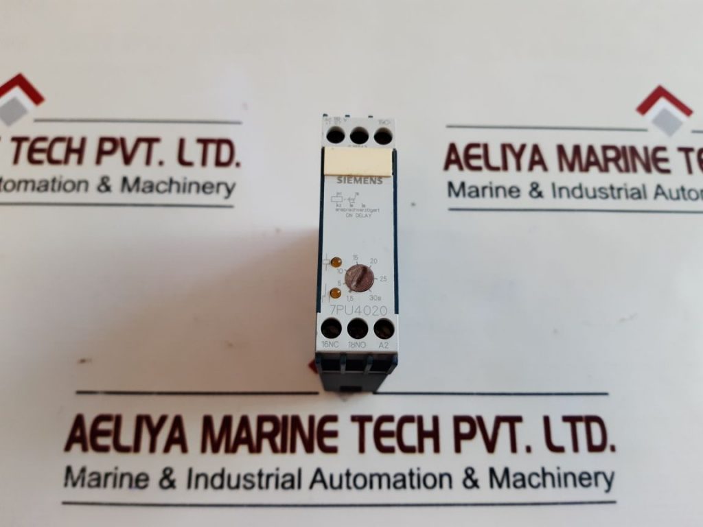 Siemens 7pu4020-2aj20 Time Relay - Aeliya Marine